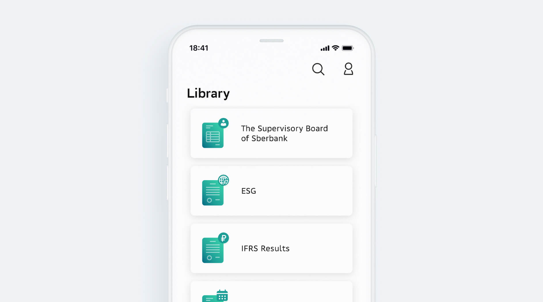 Sberbank Shareholder mobile app